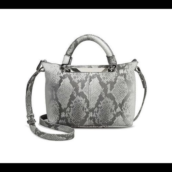 Bags | Snake Skin Print Satchel | Poshmark